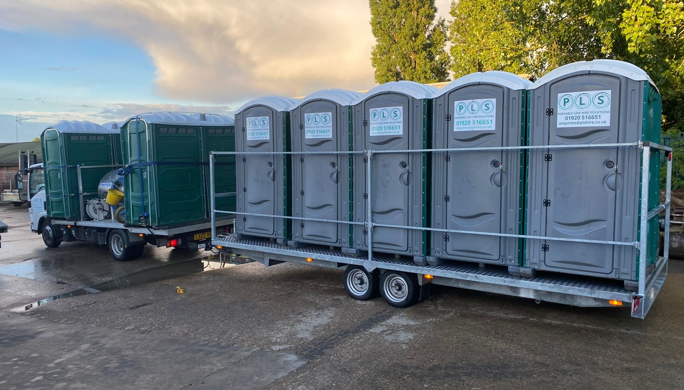 Portable Toilet Hire for Building Sites Hertfordshire - PLS